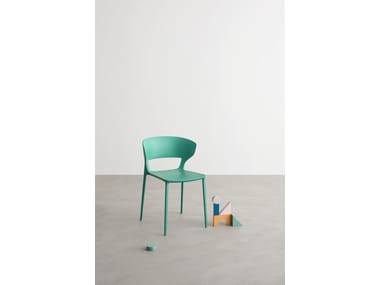 KOKI Stackable polyurethane chair By Desalto | design Archirivolto ...