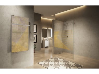 KUADRA H IN ART Shower panel By NOVELLINI