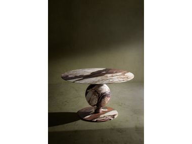 KING Round marble table By Kreoo