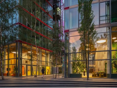 WALLCOVERING - LOBBY E Tenda a fili in alluminio By Kriskadecor