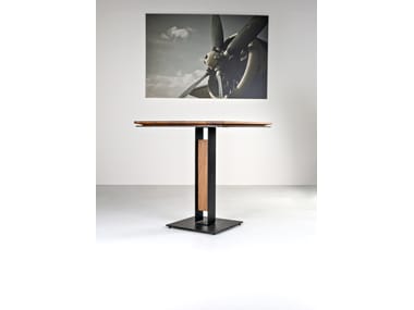 L Square solid wood table By HOOKL und STOOL | design Aleksandar Ugresic