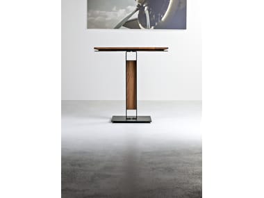 L Square solid wood table By HOOKL und STOOL | design Aleksandar Ugresic