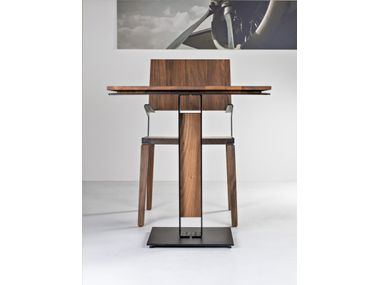 L Square solid wood table By HOOKL und STOOL | design Aleksandar Ugresic