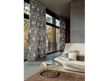 LAKEVIEW Embroidered cotton and viscose fabric By Zimmer + Rohde