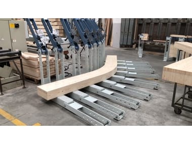 LAM curved beams Blockboard and lamellar laminboard By SPECIAL WOOD