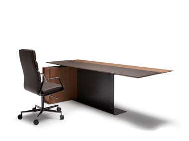 LAMESA | Executive desk Rectangular walnut executive desk By José ...