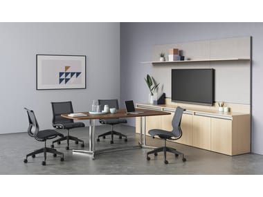 LAYOUT WORKWALL Büroschrank aus Holz By Herman Miller