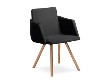 HARMONY 835-D Fabric chair with armrests By LD Seating | design Baldanzi & Novelli