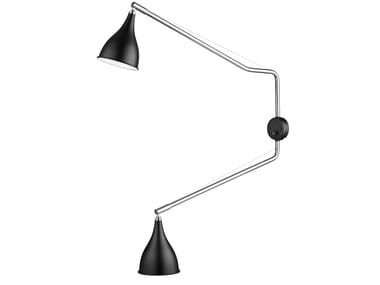LE SIX DOUBLE ARM Adjustable steel wall lamp By NORR11 | design Tommy ...