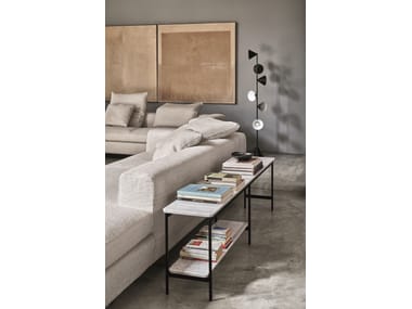 LEE SYSTEM Sectional fabric sofa By arflex | design Fabrizio Ballardini