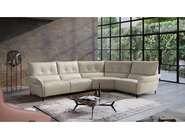 LEONARDO | Leather sofa Sectional recliner leather sofa By Max Divani