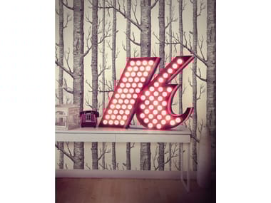 LETTER K Light letter By Delightfull