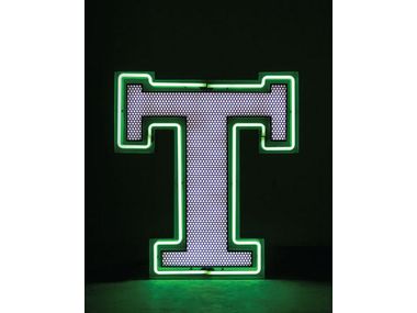Light letter LETTER T By Delightfull