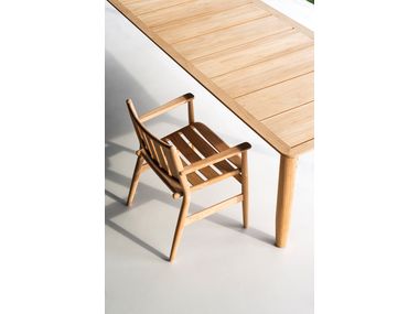 Teak garden chair with armrests LEVANTE 001 Levante Collection By RODA ...