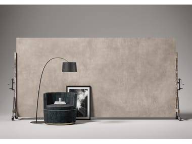 LEVEL CONCRETE Porcelain stoneware kitchen worktop with concrete effect ...