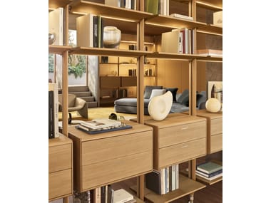 LEXINGTON Bookcase By Poliform | design Jean-Marie Massaud