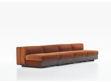 LIFE Sectional velvet sofa By ACERBIS | design Roberto Monsani