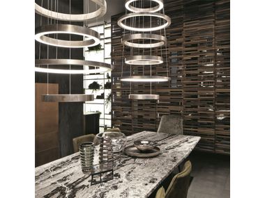 LIGHT RINGS LED dimmable brass pendant lamp By Henge | design Massimo ...