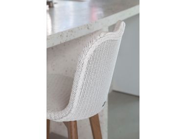 LILY High Lloyd loom stool with back By Vincent Sheppard