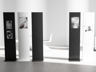 Steel screen / display unit LIT By Systemtronic design Pablo Gironés