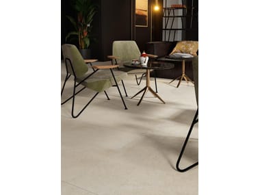 Pavimento/rivestimento in gres porcellanato effetto pietra LITHOS MOON ...