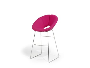 Upholstered stool LITTLE APOLLO - B By Artifort design Patrick Norguet