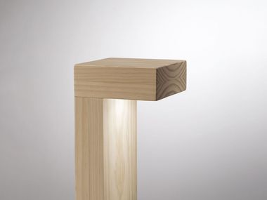IDRIA LED Accoya® wood bollard light By [LND]