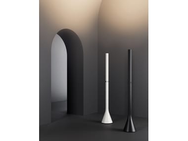 CROMA LED metal floor lamp with dimmer By LODES | design Luca Nichetto