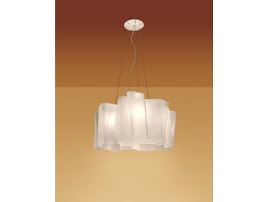 LOGICO 3X120° Blown glass pendant lamp By Artemide | design Michele De ...