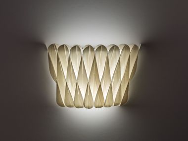 LOLA Handmade wood veneer wall lamp By LZF | design Ray Power