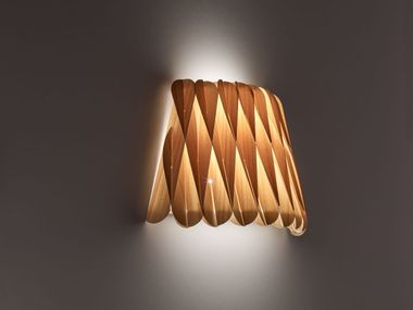 LOLA Handmade wood veneer wall lamp By LZF | design Ray Power
