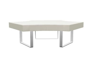 Upholstered bench LONGWAY M By Segis design Bartoli Design