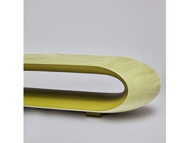 LOOP MOLESKIN garden bench By Serralunga