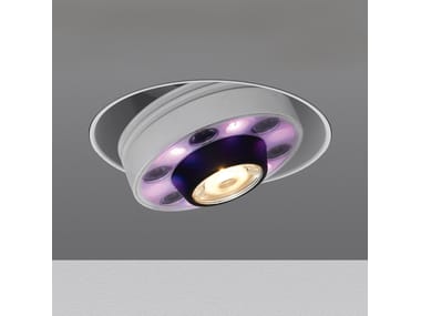 LOT RGB LED semi-inset aluminium spotlight By Artemide | design Tapio ...