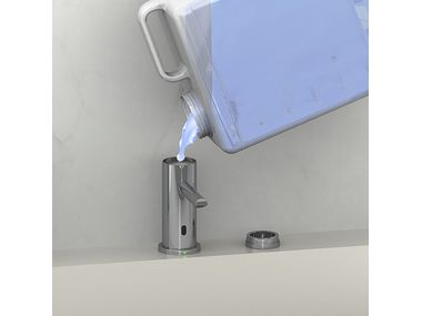 LOTUS TOP FILL Soap dispenser By Stern