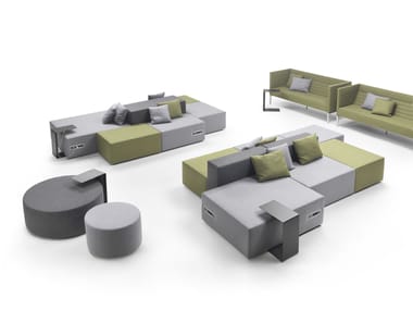 LOUNGE | Sectional sofa By Marelli design Studio Marelli