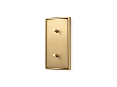 LS 1912 BRASS 2X | Brass electrical switch LS 1912 Collection By JUNG