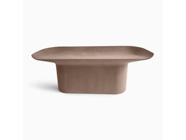 LUBA MOLESKIN Garden bench By Serralunga