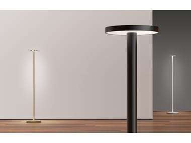 LUCI LED aluminium floor lamp cordless By Pablo Designs