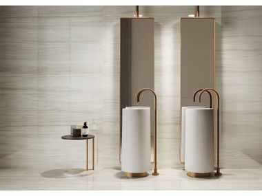 LUX EXPERIENCE HELSINKI WHITE Porcelain stoneware wall/floor tiles with ...