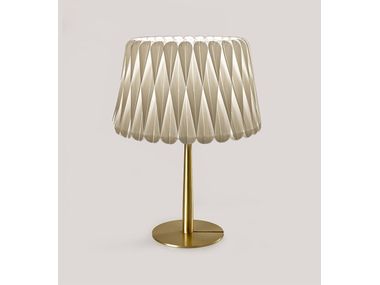 LOLA Lámpara de mesa hecha a mano de chapada en madera y metal By LZF ...