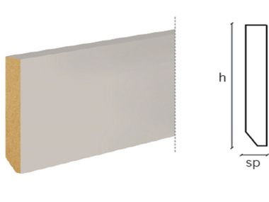 FILO Skirting board By La San Marco Profili