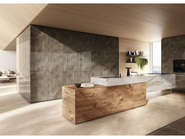 36e8 KITCHEN 2810 Fitted kitchen with island By Lago | design Daniele Lago