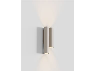 SILO 2WC LED powder coated aluminium wall light with dimmer By Lambert ...