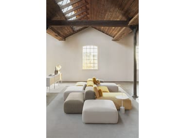 PLUS Modular fabric sofa with removable cover By Lapalma | design ...