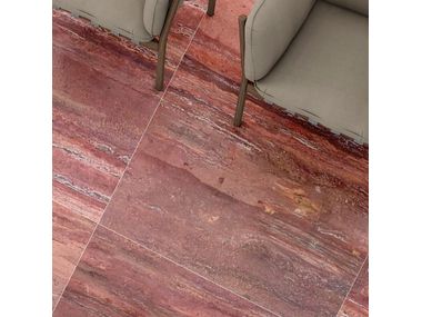 TRAVERTINO ROSSO Pavimento By LayerStone