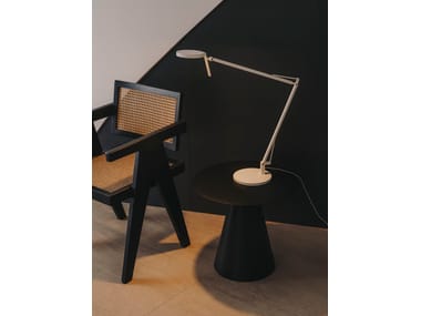 MACA Adjustable LED steel table lamp By LedsC4