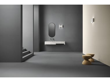 ICON TITANIUM Full-body porcelain stoneware wall/floor tiles By Leonardo