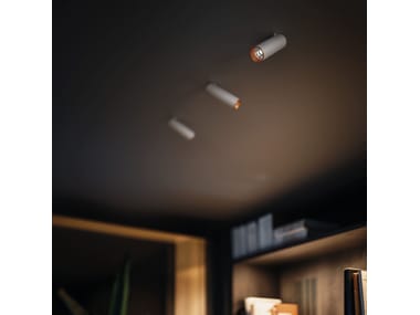 GYPSUM COLORING POINT Ceiling adjustable LED spotlight By Linea Light Group