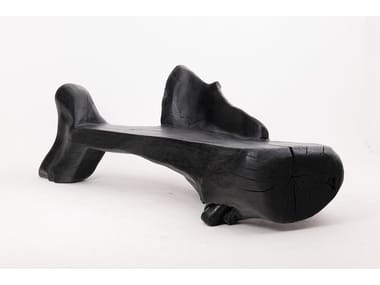 XXL SCULPTURAL BENCH Oak bench By Logniture